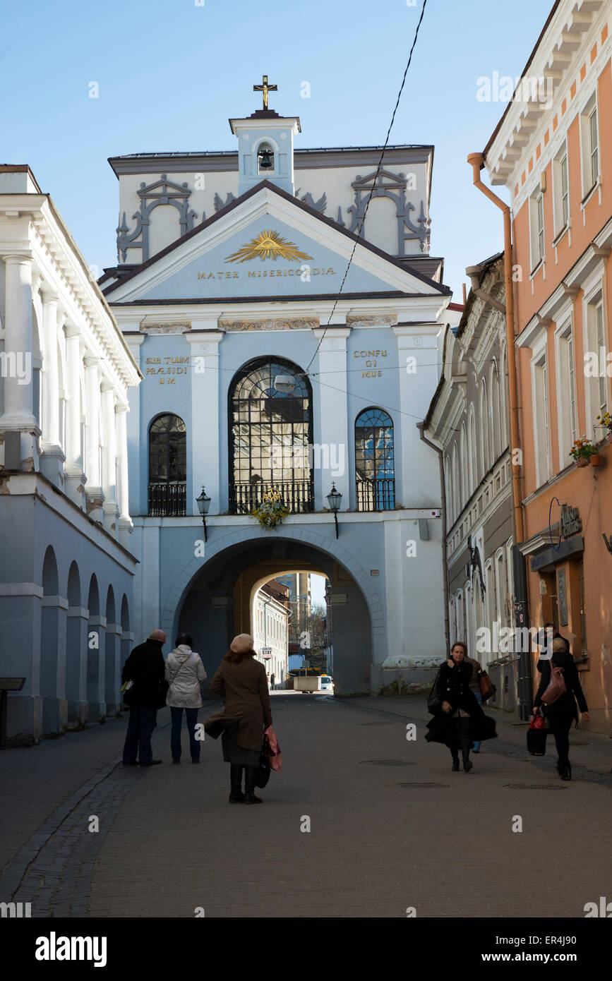 Gate of Dawn, Vilnius, Lithuania, Europe Stock Photo - Alamy