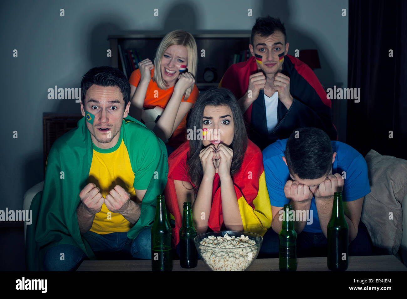 Watching and gasping hi-res stock photography and images - Alamy