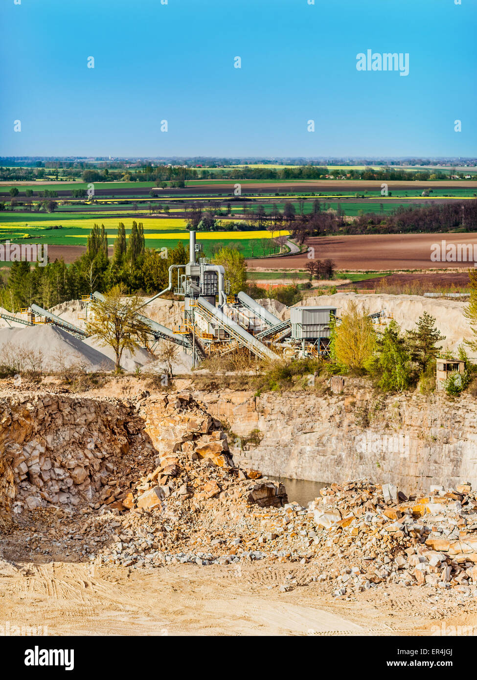 Hydraulic mining quarry hi-res stock photography and images - Alamy