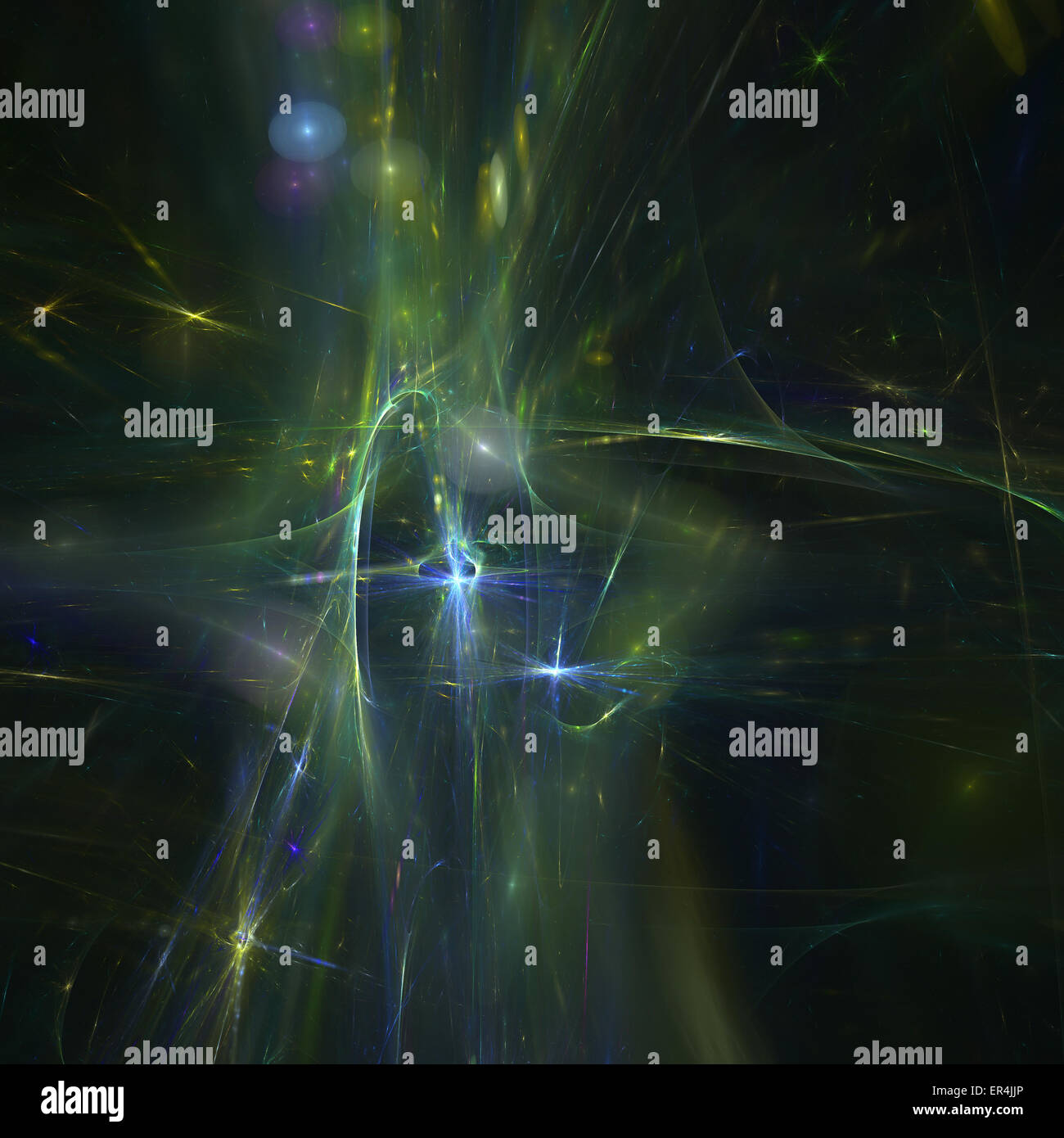 Abstract shapes made of fractal textures Stock Photo - Alamy