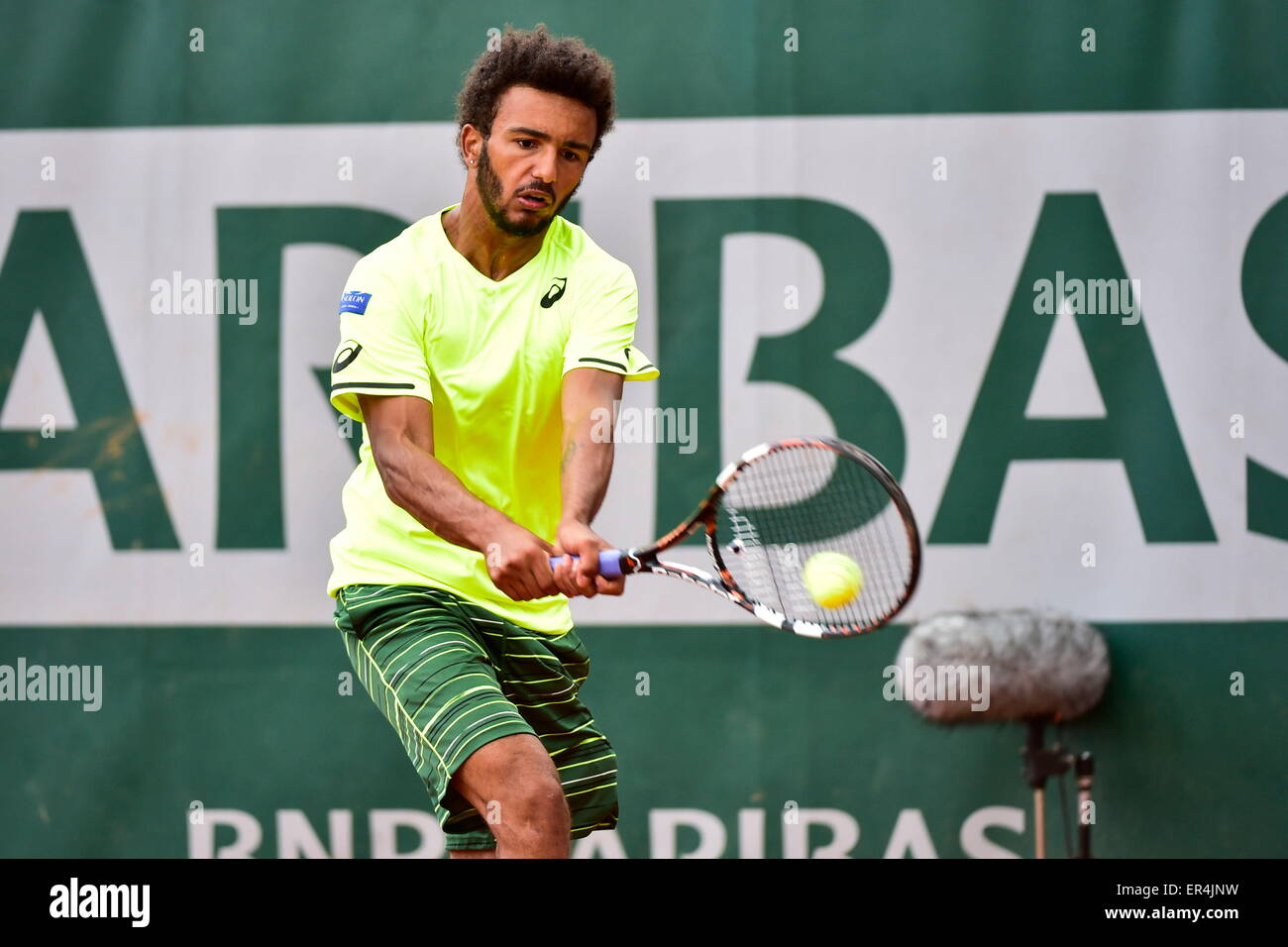 Maxime HAMOU - 26.05.2015 - Jour 3 - Roland Garros 2015.Photo : Dave ...