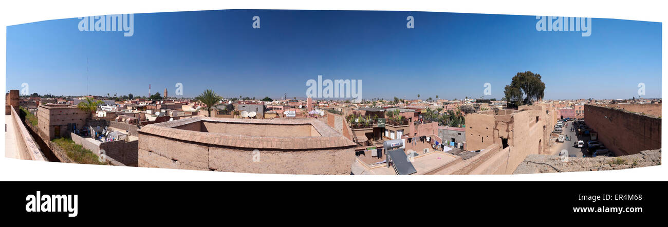 Palais el Badi - The Badia Palace in Marrakesh Stock Photo - Alamy