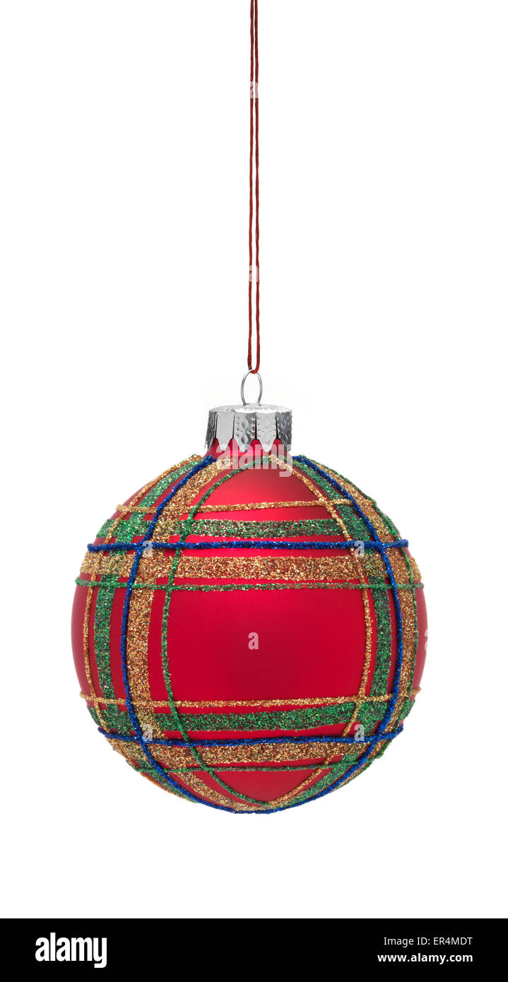 Single bauble white background hi-res stock photography and images - Alamy
