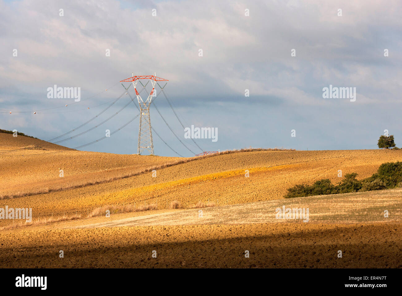 Power pylon italy hi-res stock photography and images - Alamy