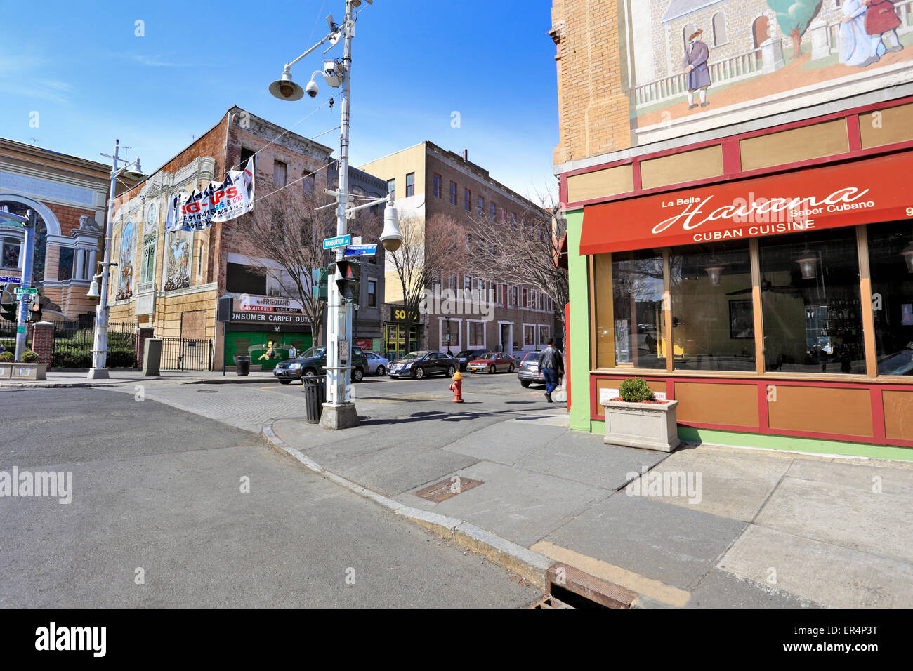 Main St. waterfront district Yonkers New York Stock Photo - Alamy