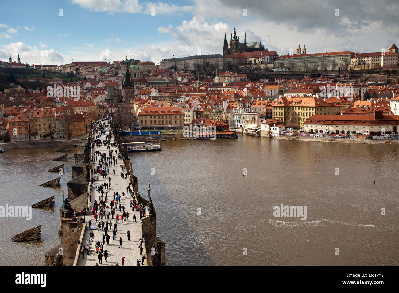 Prague: Charles Bridge Stock Photo - Alamy
