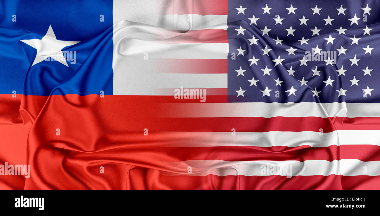 USA and Chile Stock Photo - Alamy