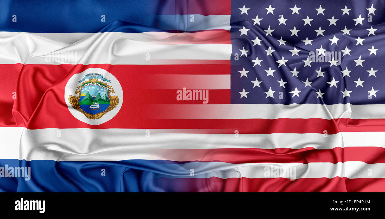 USA and Costa Rica Stock Photo - Alamy