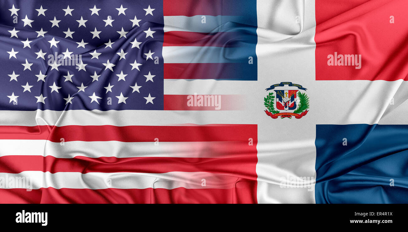 Flag dominican republic banner hi-res stock photography and images - Alamy