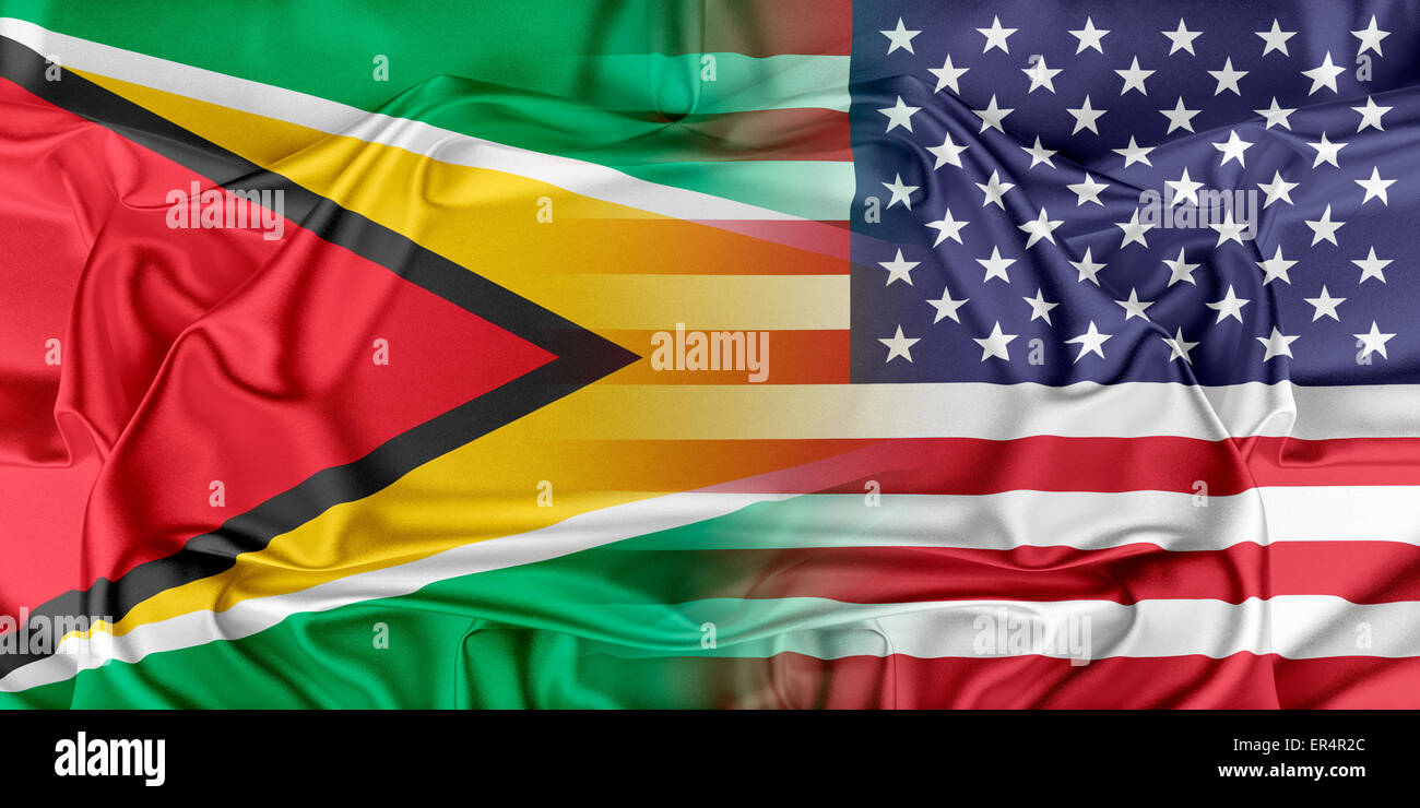 USA and Guyana Stock Photo - Alamy