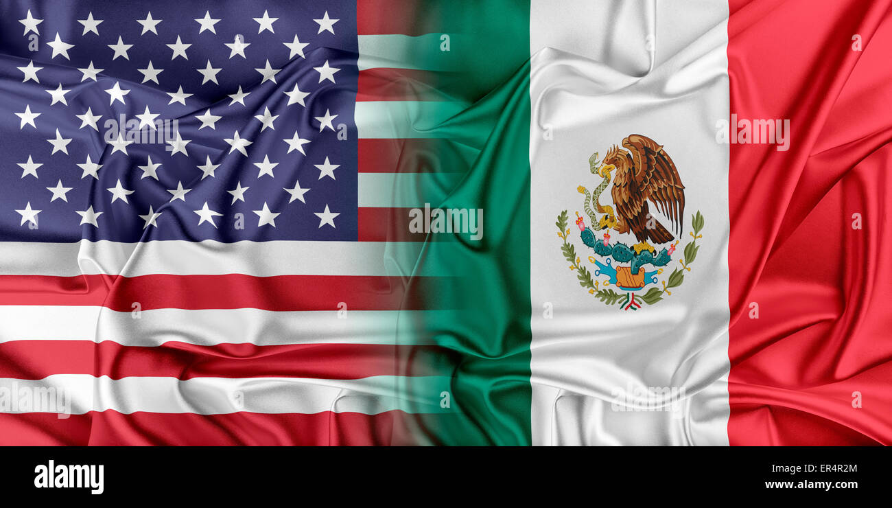 USA and Mexico Stock Photo - Alamy