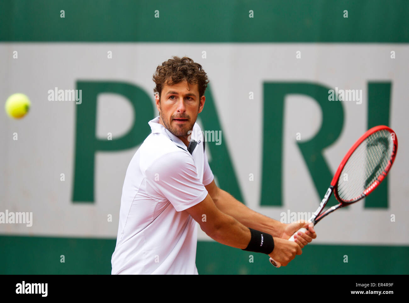 Paris, France. 26th May, 2015. Tennis, Roland Garros, Robin Haase (NED ...