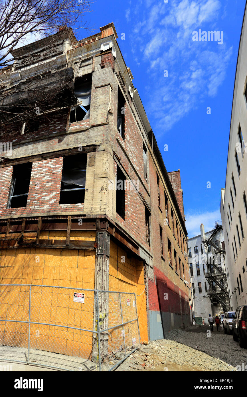 Mill St. near Getty Square Yonkers New York Stock Photo - Alamy
