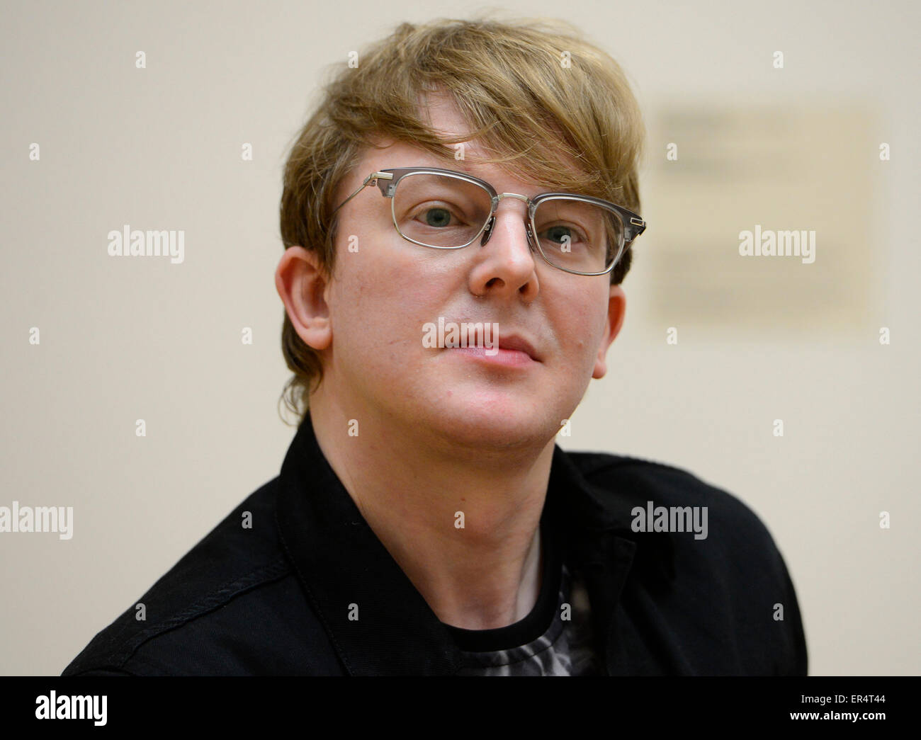 British artist Roger Hiorns presents his works at the Rudolfinum ...