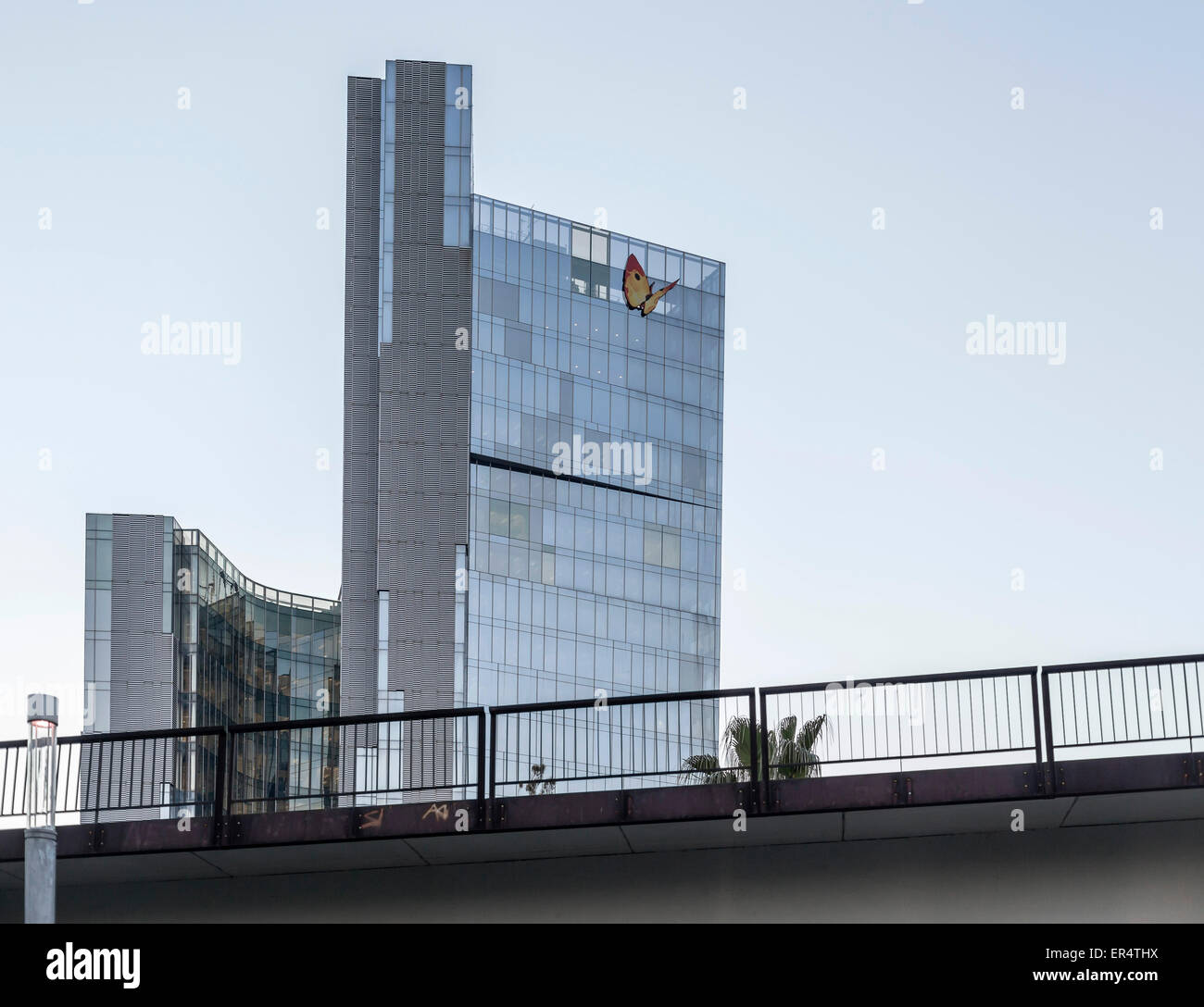 Barcelona.Gas Natural building Stock Photo - Alamy