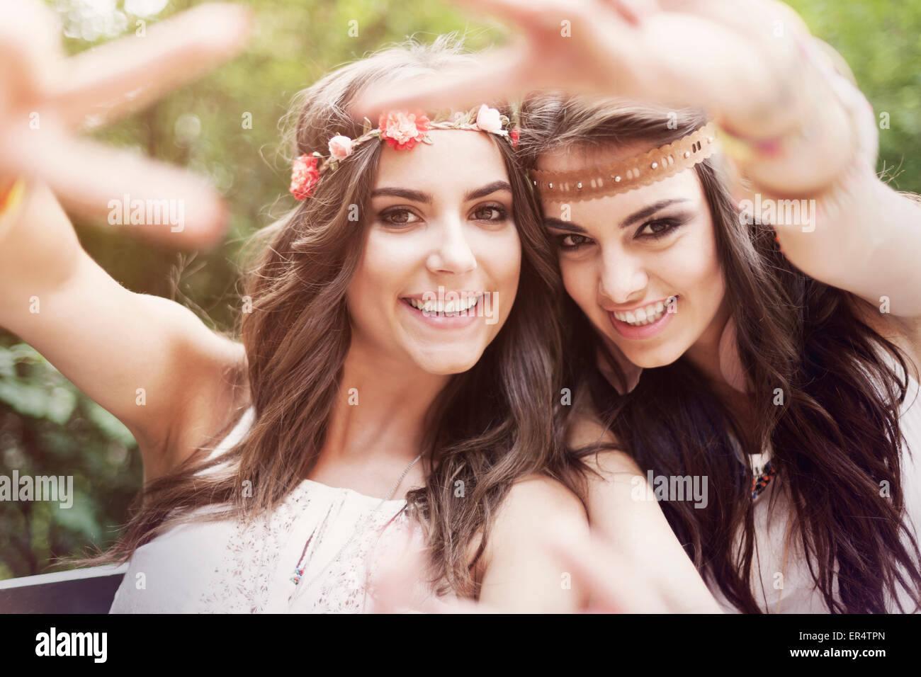 Funny time for best friends. Krakow, Poland Stock Photo - Alamy