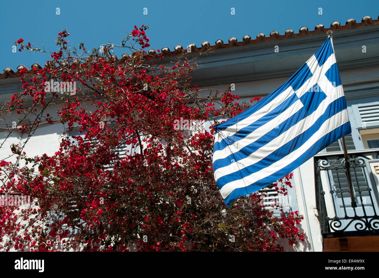 flag of Greece Griechische Flagge Stock Photo - Alamy