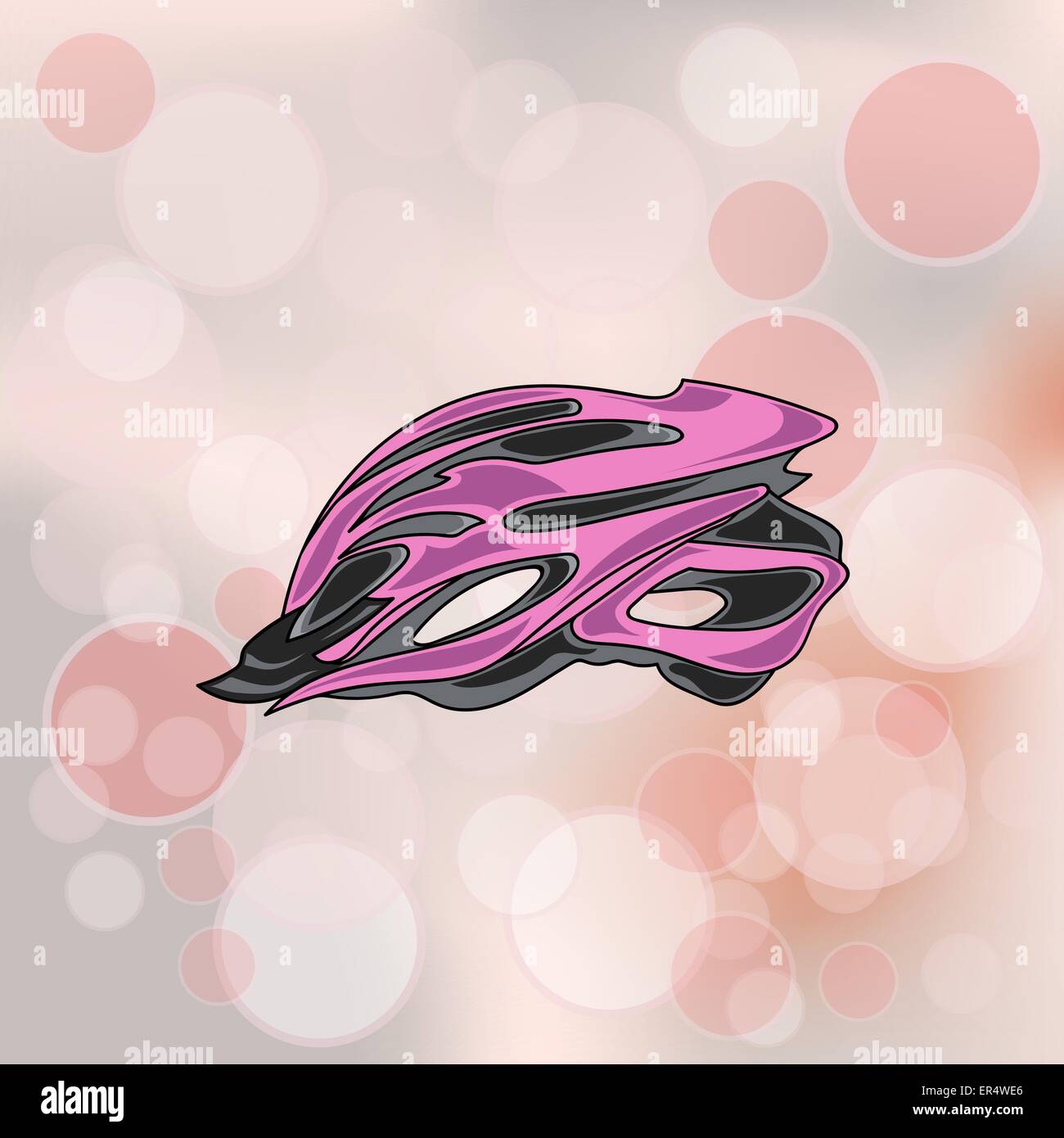 Pink safety helmet Stock Vector Images - Alamy
