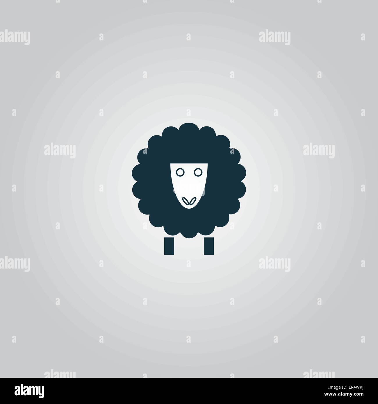 Sheep shadow Stock Vector Images - Alamy
