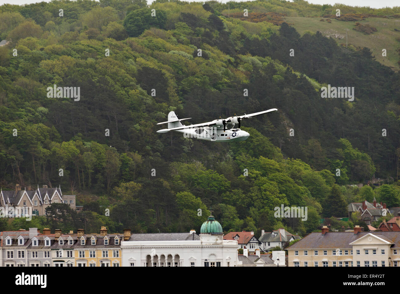 PBY Catalina C-FNJF Flying Boat Llandudno Air Show. N.Wales Uk ...