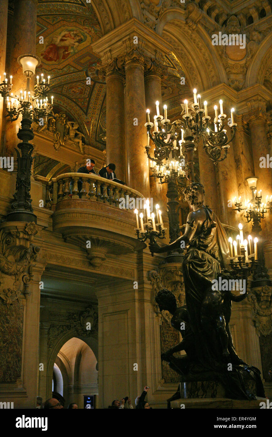 Inside the Paris Opera House Palais Garnier Stock Photo - Alamy