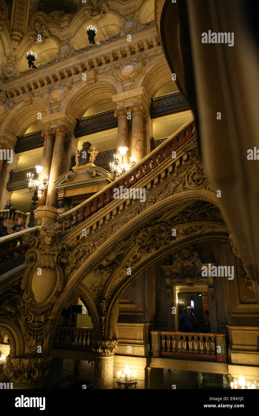 Inside the Paris Opera House Palais Garnier Stock Photo - Alamy