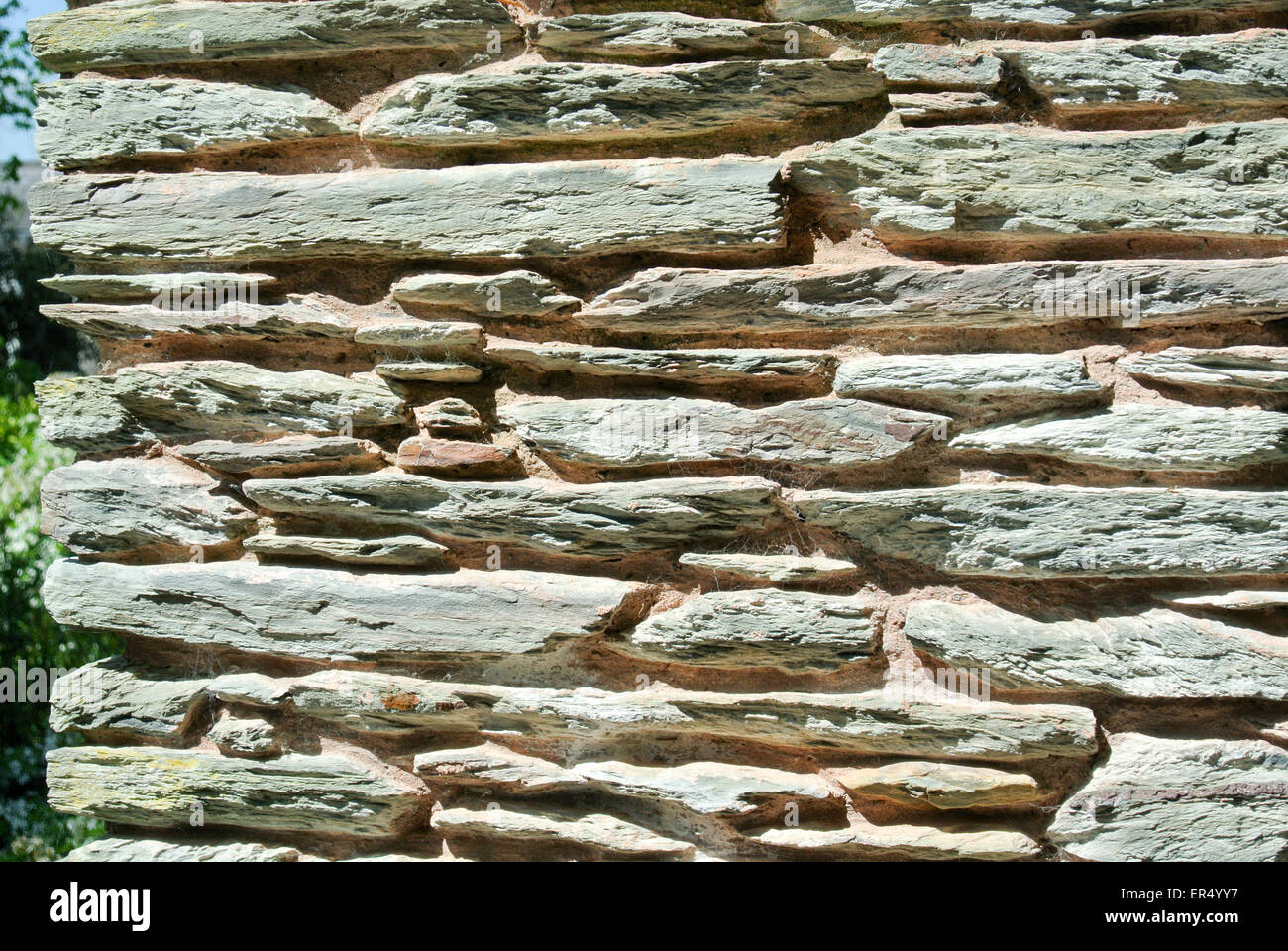stone dry wall Stock Photo - Alamy