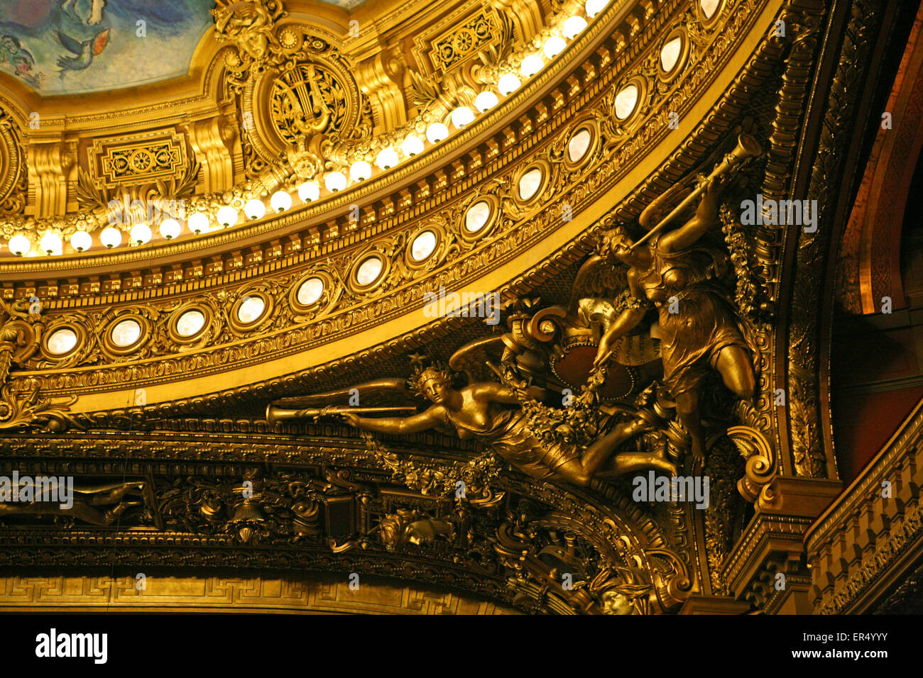 Inside the Paris Opera House Palais Garnier Stock Photo - Alamy