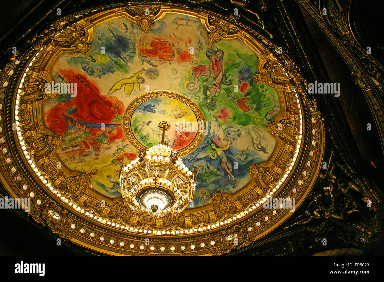 Inside the Paris Opera House Palais Garnier Stock Photo - Alamy
