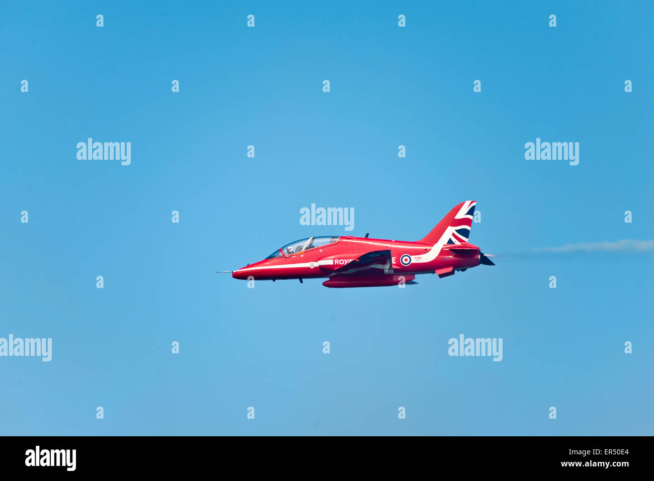 Hawk T1 Red Arrows fast jet Llandudno Air Show 2015 North Wales Uk ...