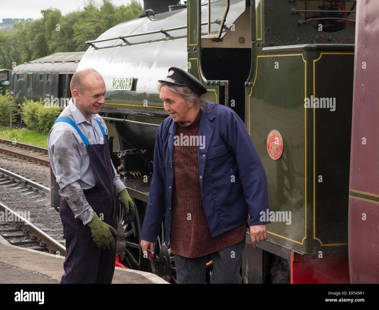 Rowsley,near Matlock,Derbyshire,Britain. May 27th 2015.The vintage ...