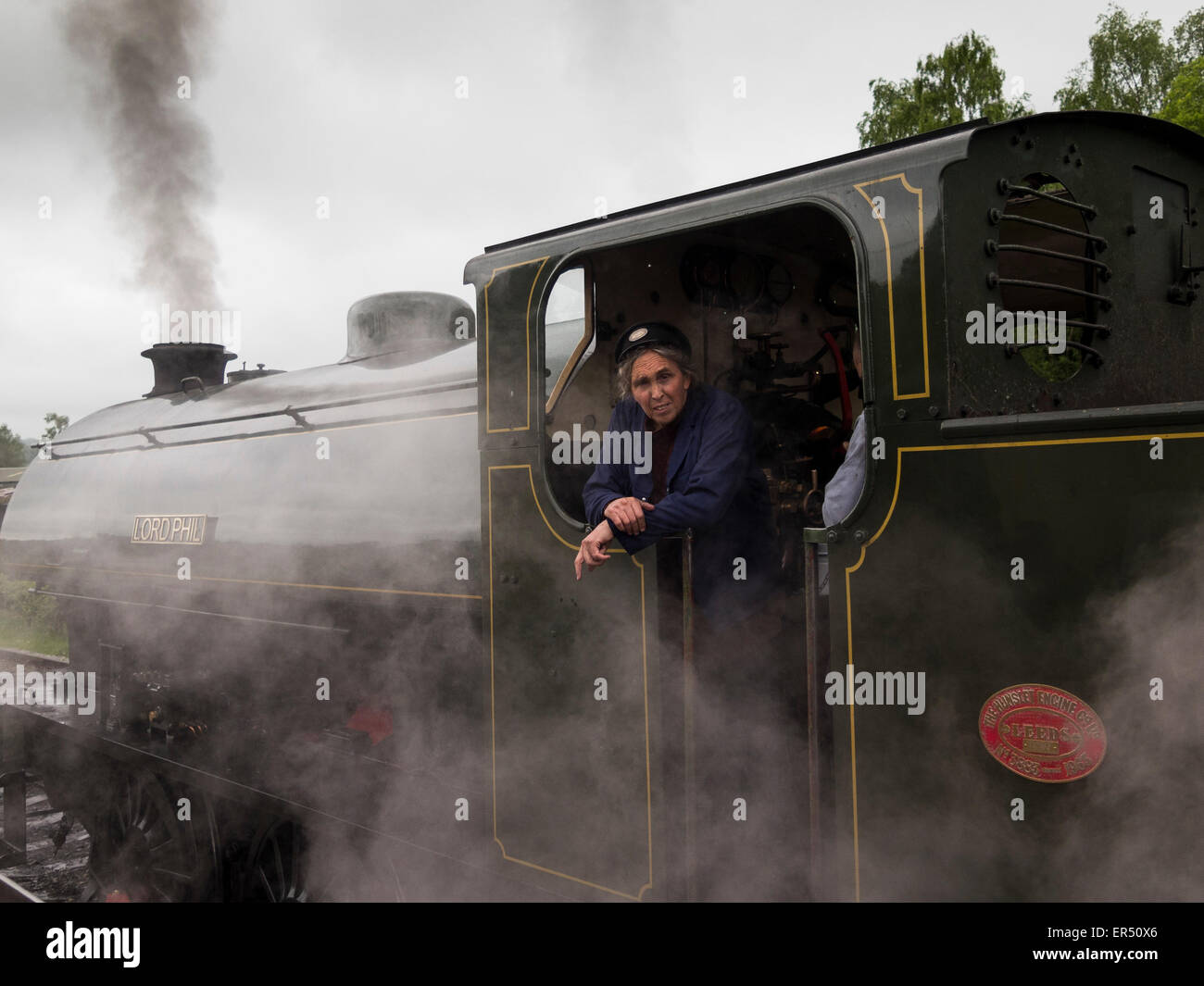 Rowsley,near Matlock,Derbyshire,Britain. May 27th 2015.The vintage ...