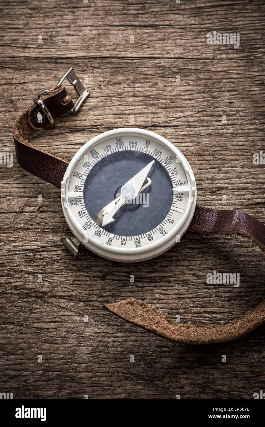 Magnetic compass on table hi-res stock photography and images - Alamy
