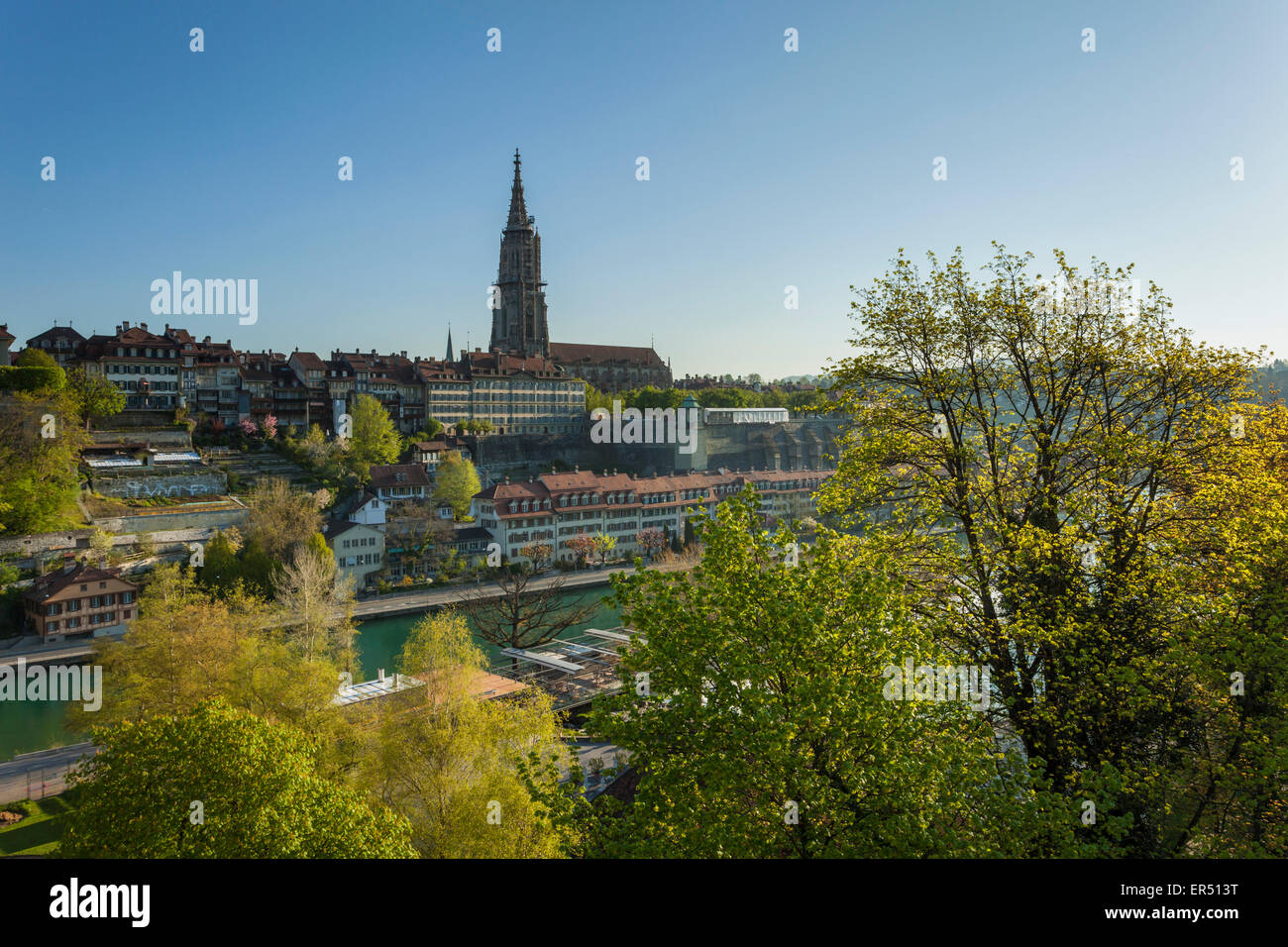 Spring morning in Bern, Switzerland Stock Photo - Alamy