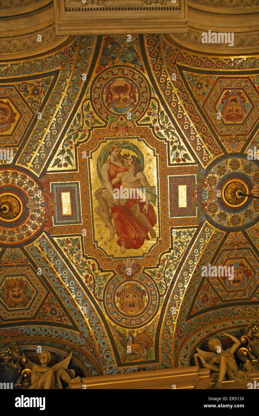 Inside the Paris Opera House Palais Garnier Stock Photo - Alamy