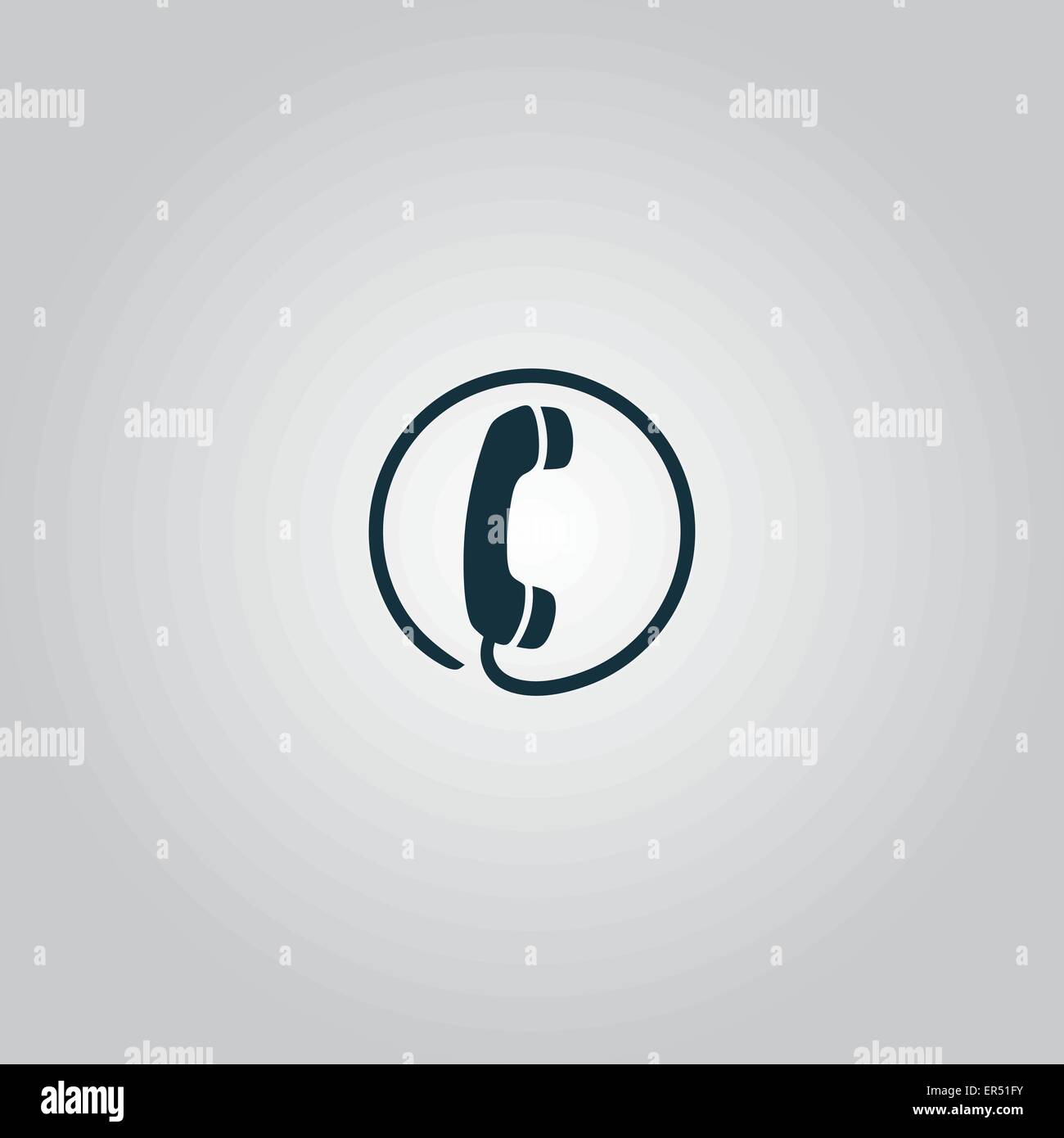 Telephone receiver icon Stock Vector Image & Art - Alamy