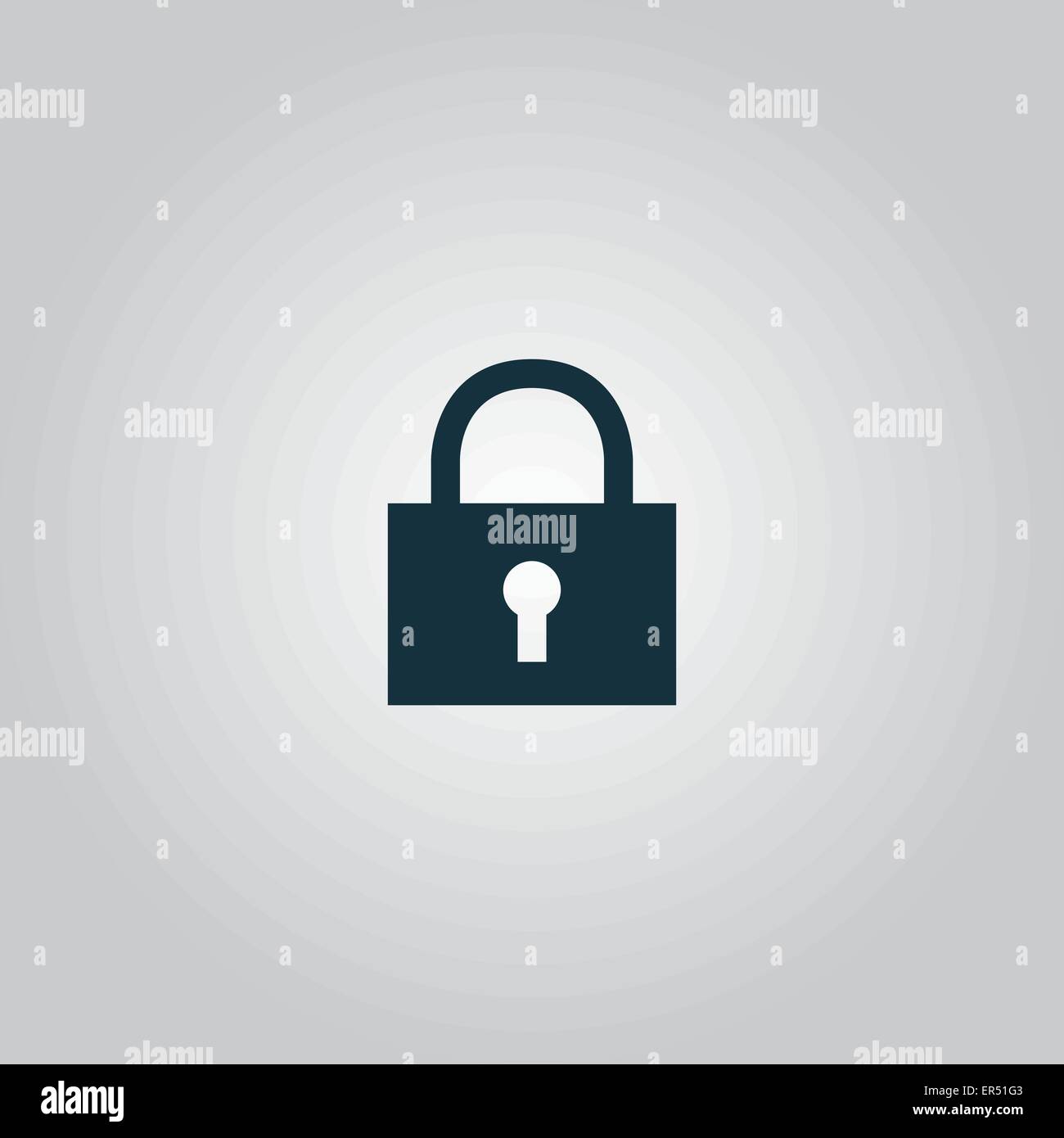 Pad lock silhouette hi-res stock photography and images - Alamy