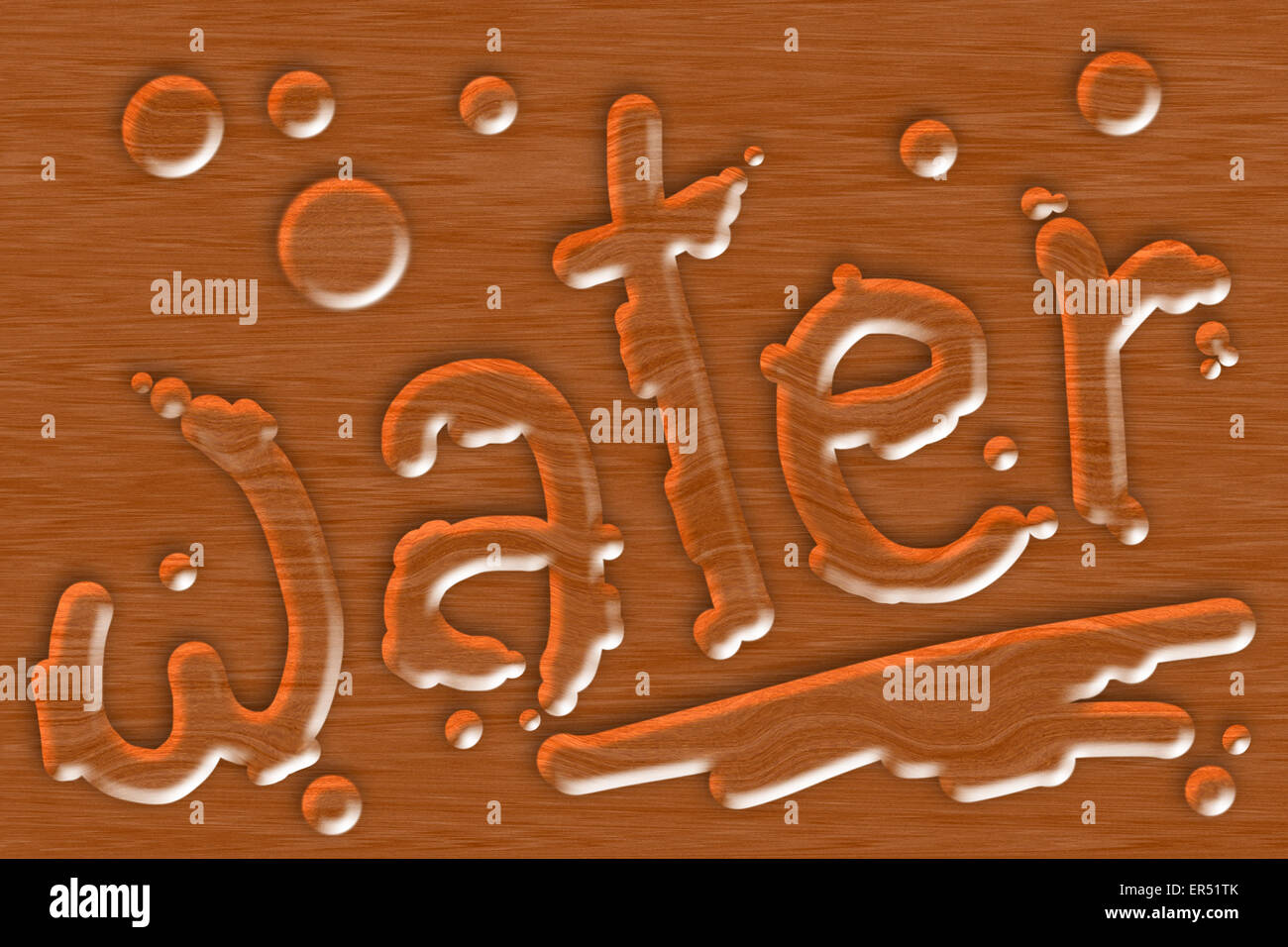 water write on texture wood Stock Photo - Alamy