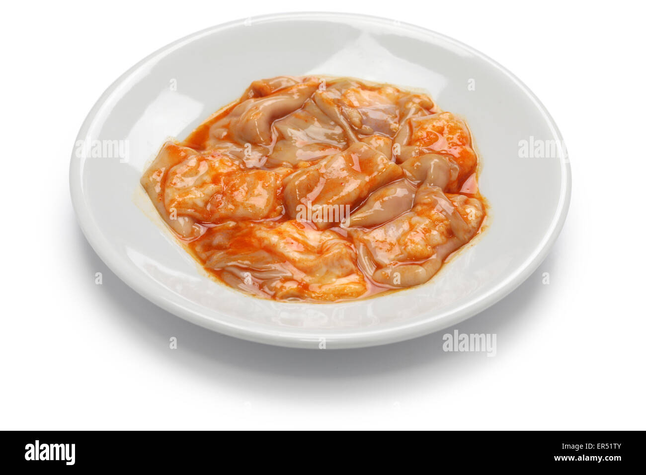 abomasum, rennet bag, reed tripe, korean barbecue ingredient Stock ...