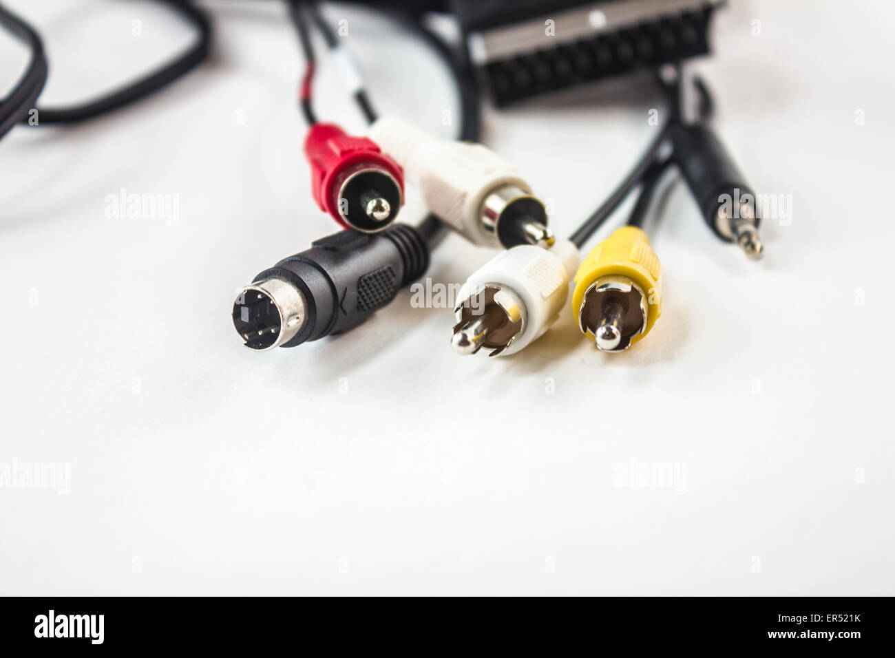 Rgb cables connections details poster hi-res stock photography and ...