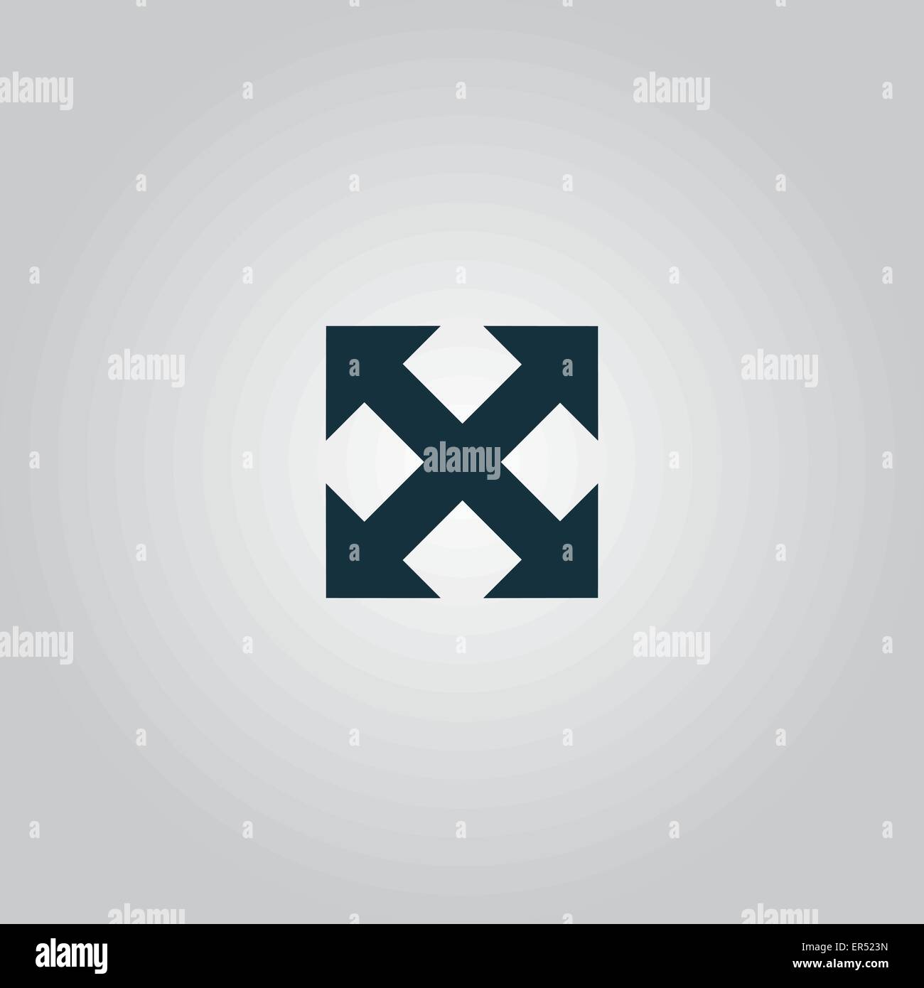 four sides arrow Stock Vector Image & Art - Alamy