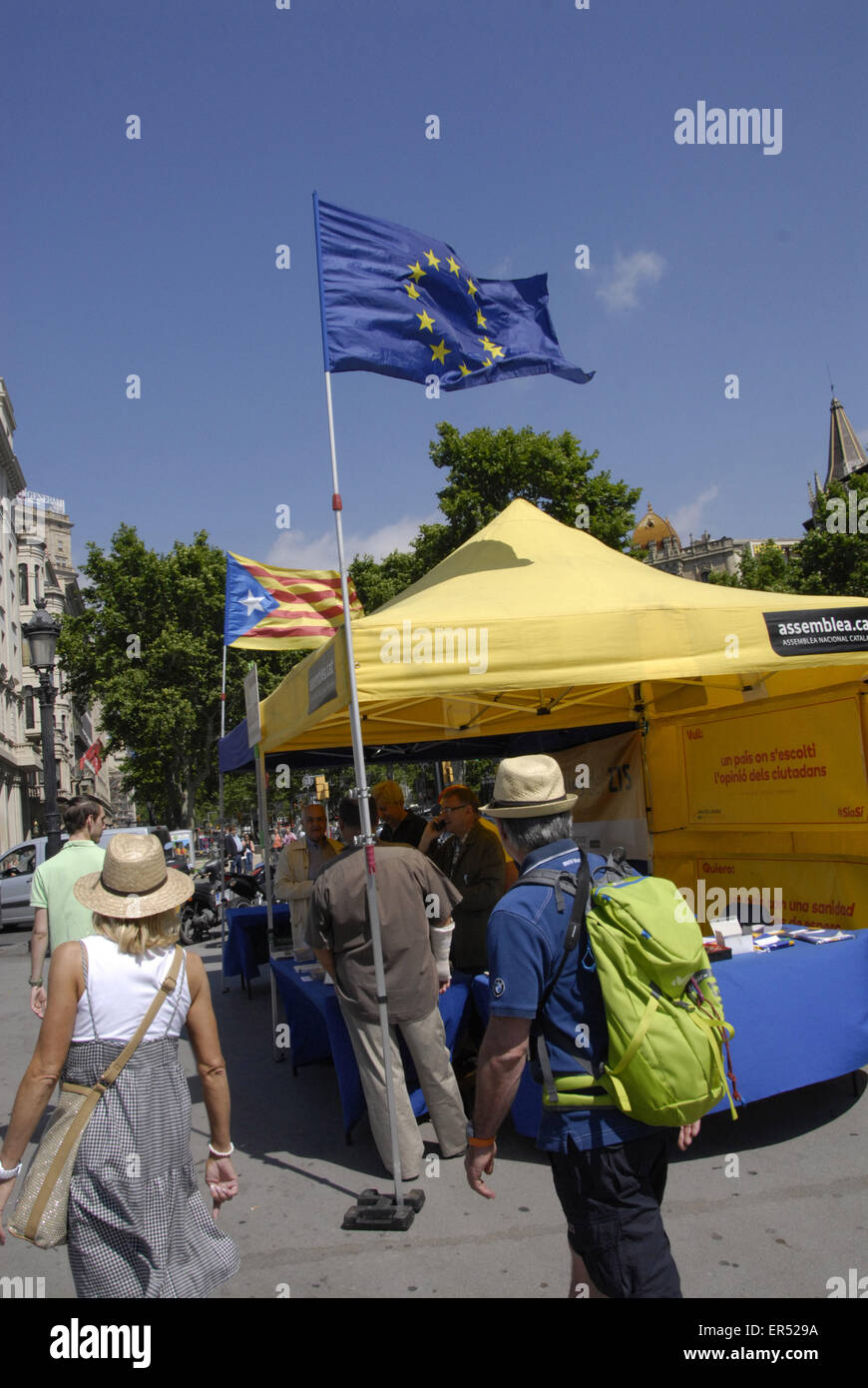 Barcelona, Spain. 27th May, 2015. Catalonia independent from Spain ...