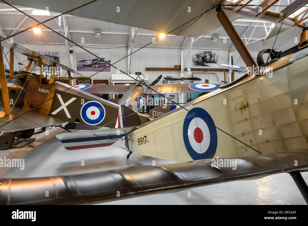 1916 Sopwith Pup and other WW1 aircraft at The Shuttleworth Collection ...