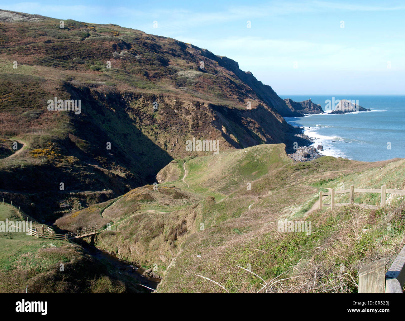 Devon cornwall border hi-res stock photography and images - Alamy