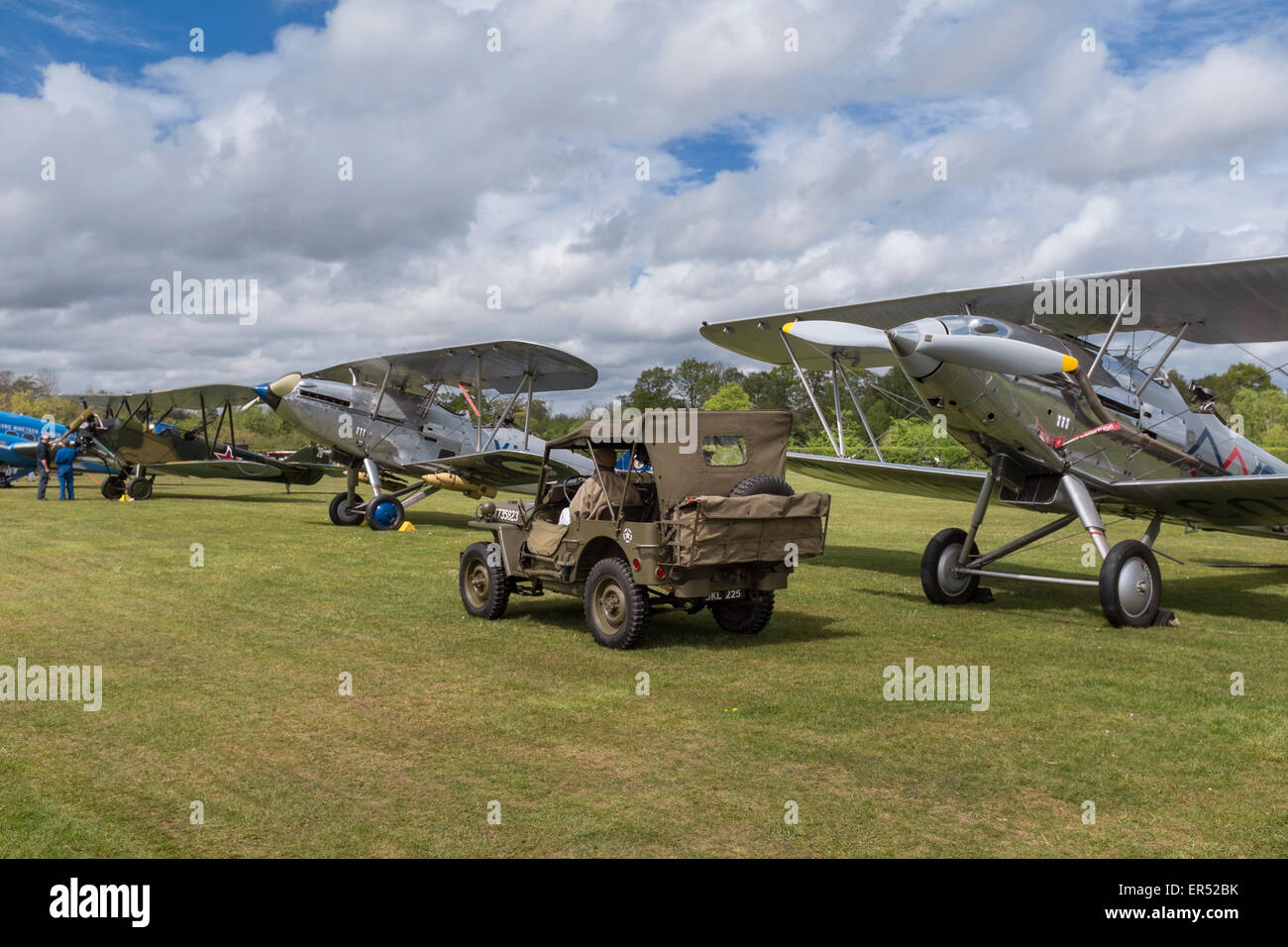 Willys Jeep, Hawker Demon, Hawker Hind & Polikarpov PO2 on the ...