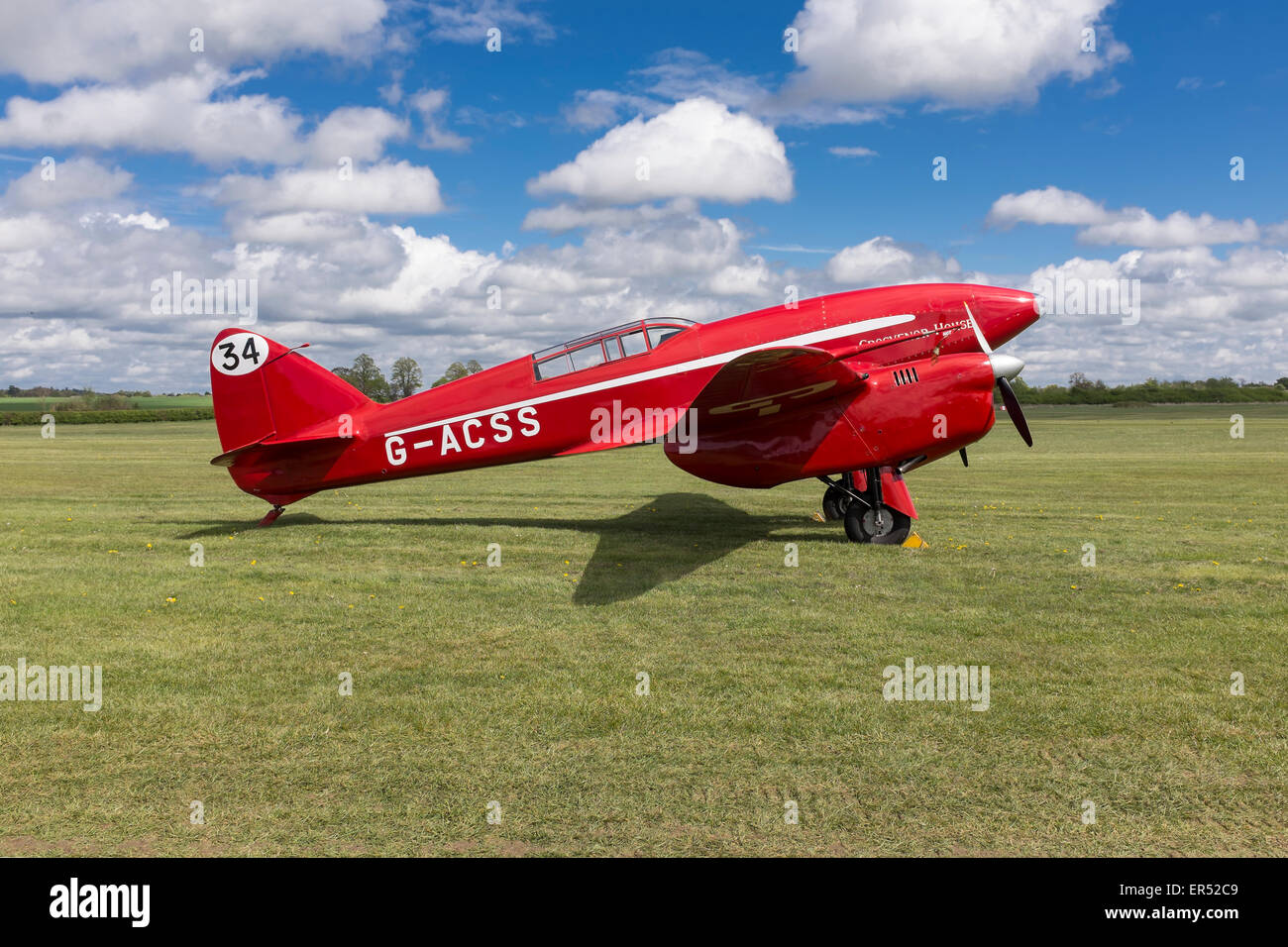 De Havilland DH88 Comet racer at The Shuttleworth Collection, Old ...