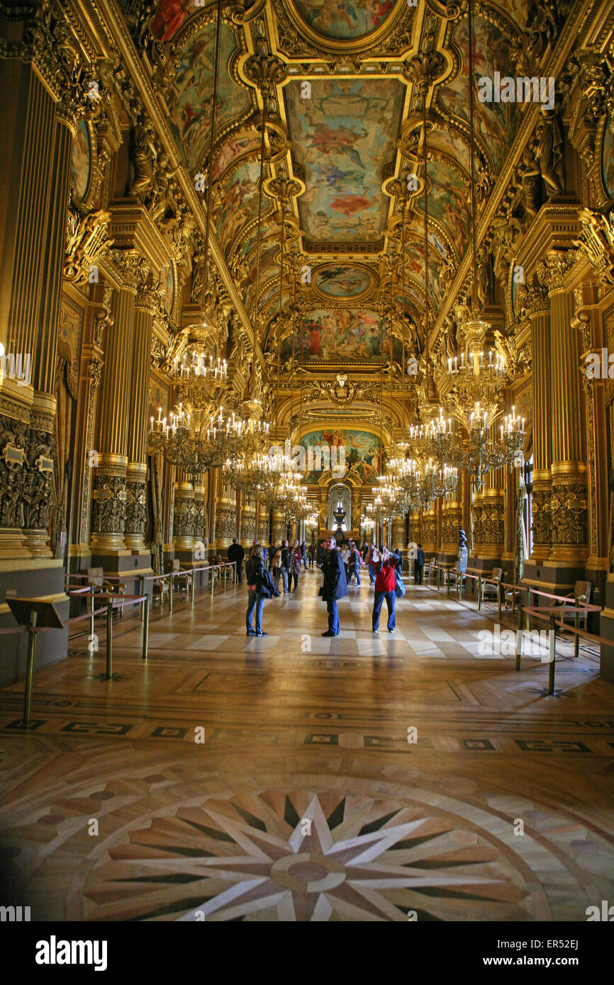 Inside the Paris Opera House Palais Garnier Stock Photo - Alamy