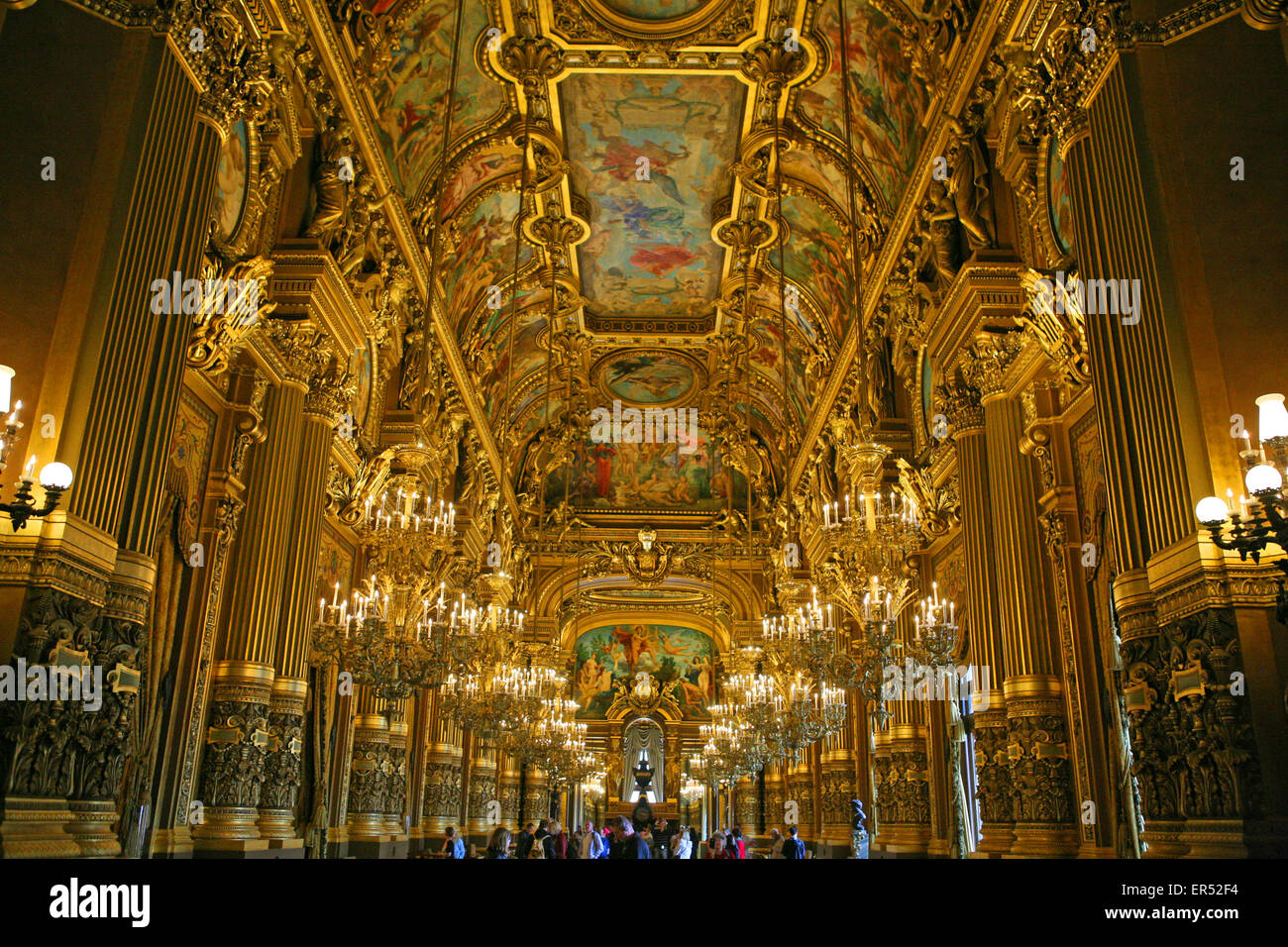 Inside the Paris Opera House Palais Garnier Stock Photo - Alamy