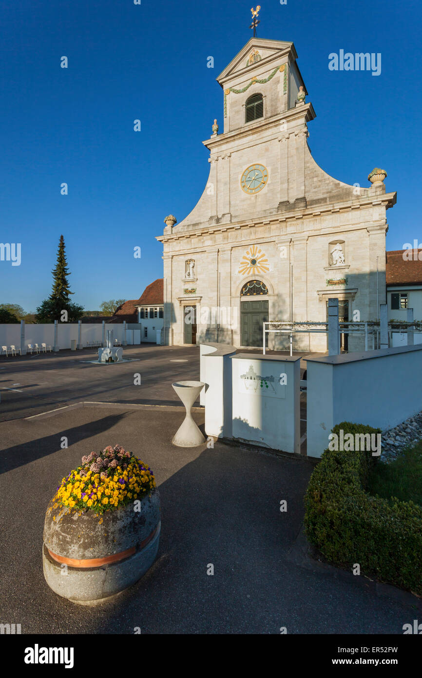 Interior of monastery in Mariastein, canton Solothurn, Switzerland ...