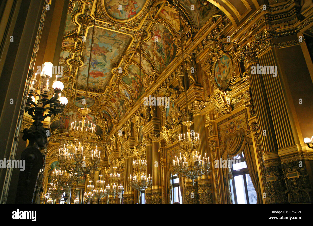 Inside the Paris Opera House Palais Garnier Stock Photo - Alamy